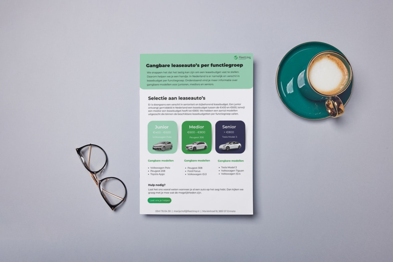 Hoe stel je een leasebudget (normleasebedrag) vast? - FleetLinq